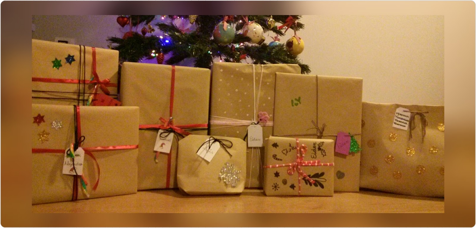 la abeja obrera: Paquetes de Navidad