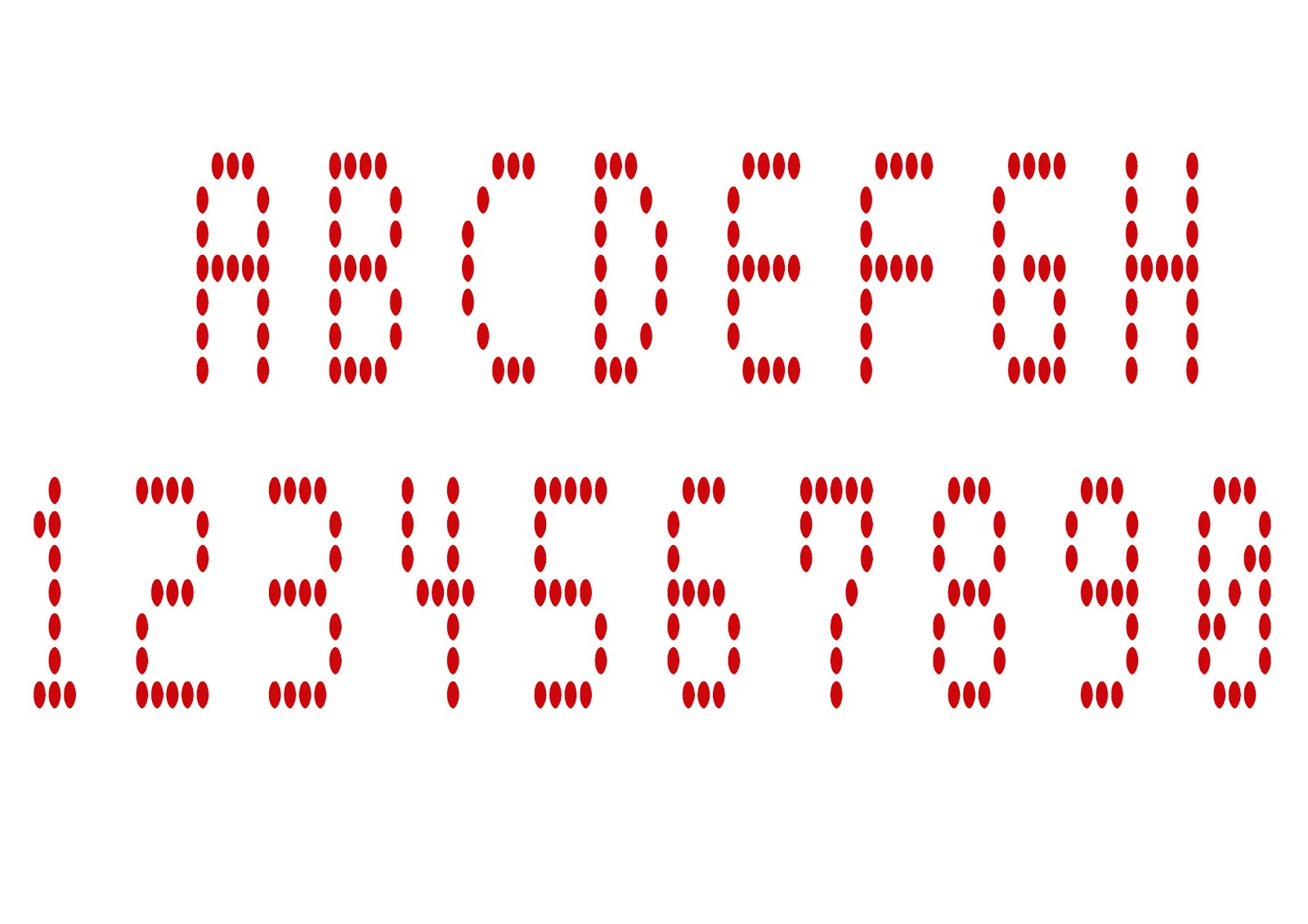 MENULIS HURUF / FONT PUTUS - PUTUS DENGAN KOMPUTER | CETAK NOTA BANER ...