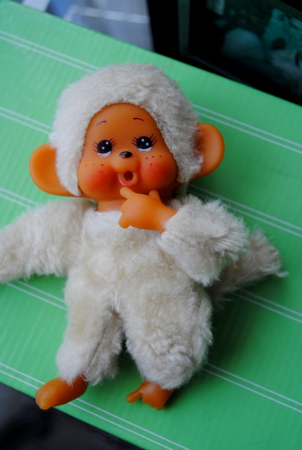 Ana Caldatto : Boneco Pelúcia Macaquinho Monchhichi - 1974