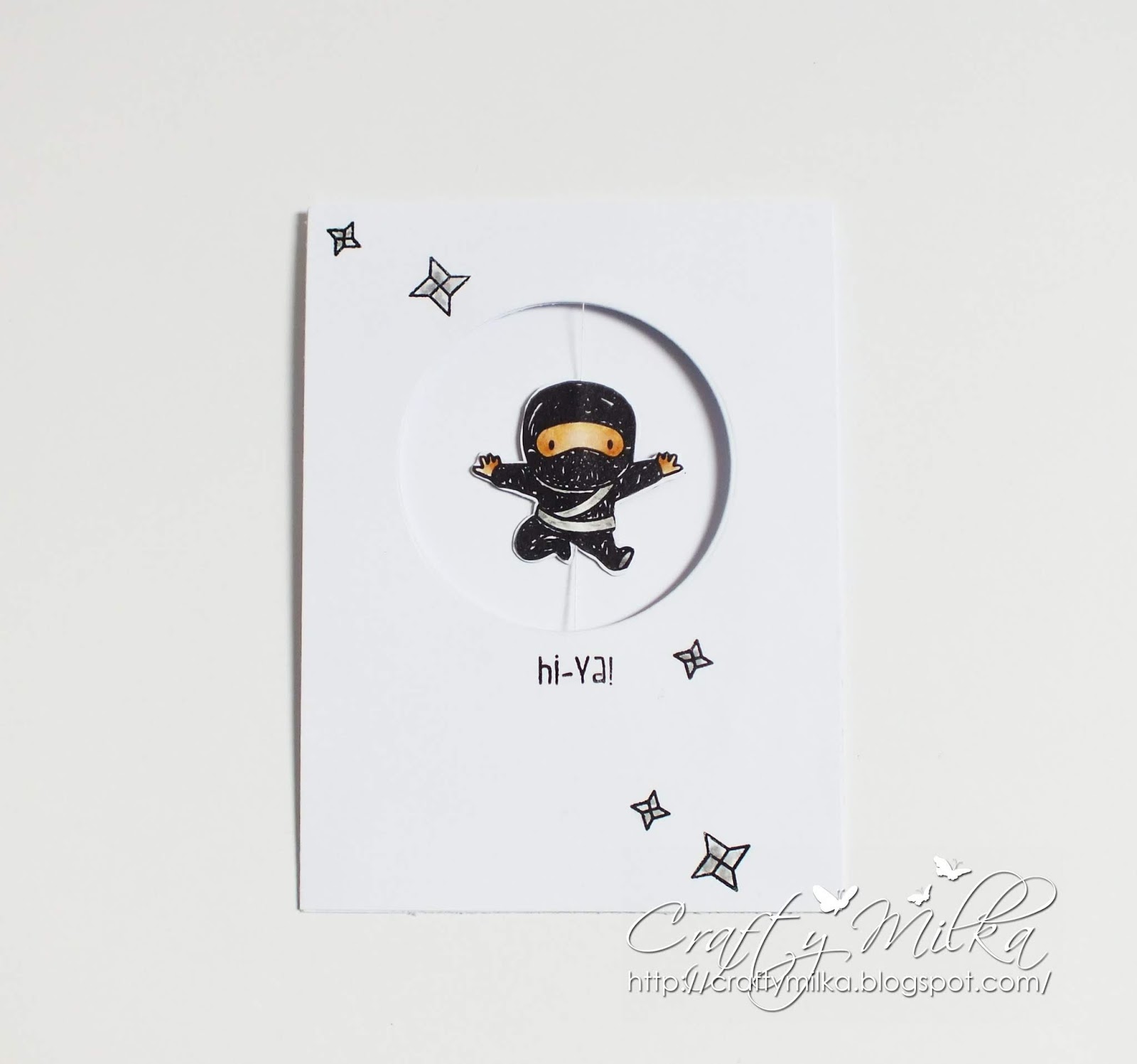 Crafty Milka: Ninja Spinner Card (IC #7)
