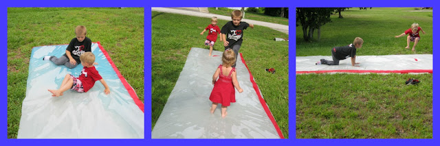 Momma's Fun World: Sensory water bag fun for HOT day