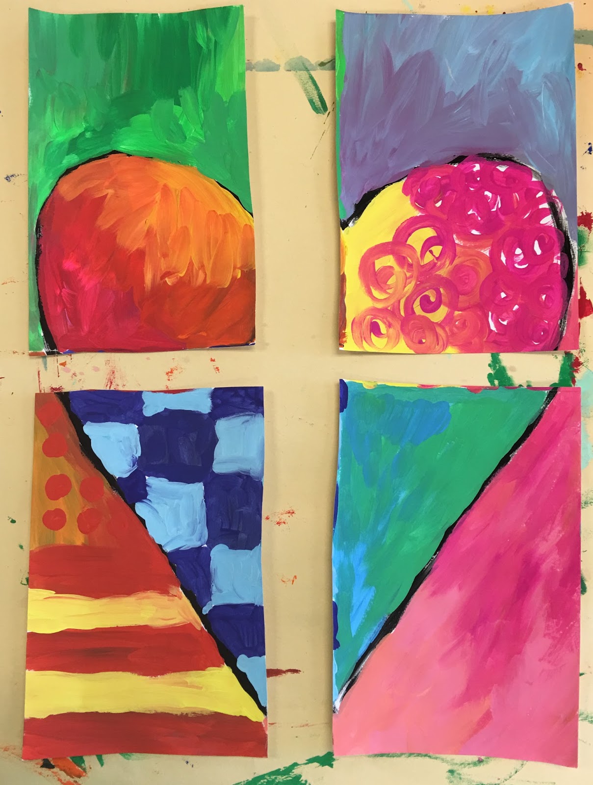 Art Room Blog: 4th Grade 4 Part Heart...