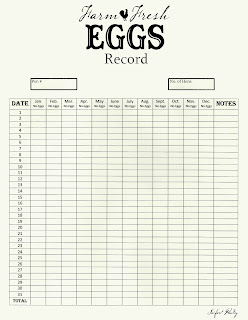 The Local Chicken Farmer: Chicken Egg Production Chart