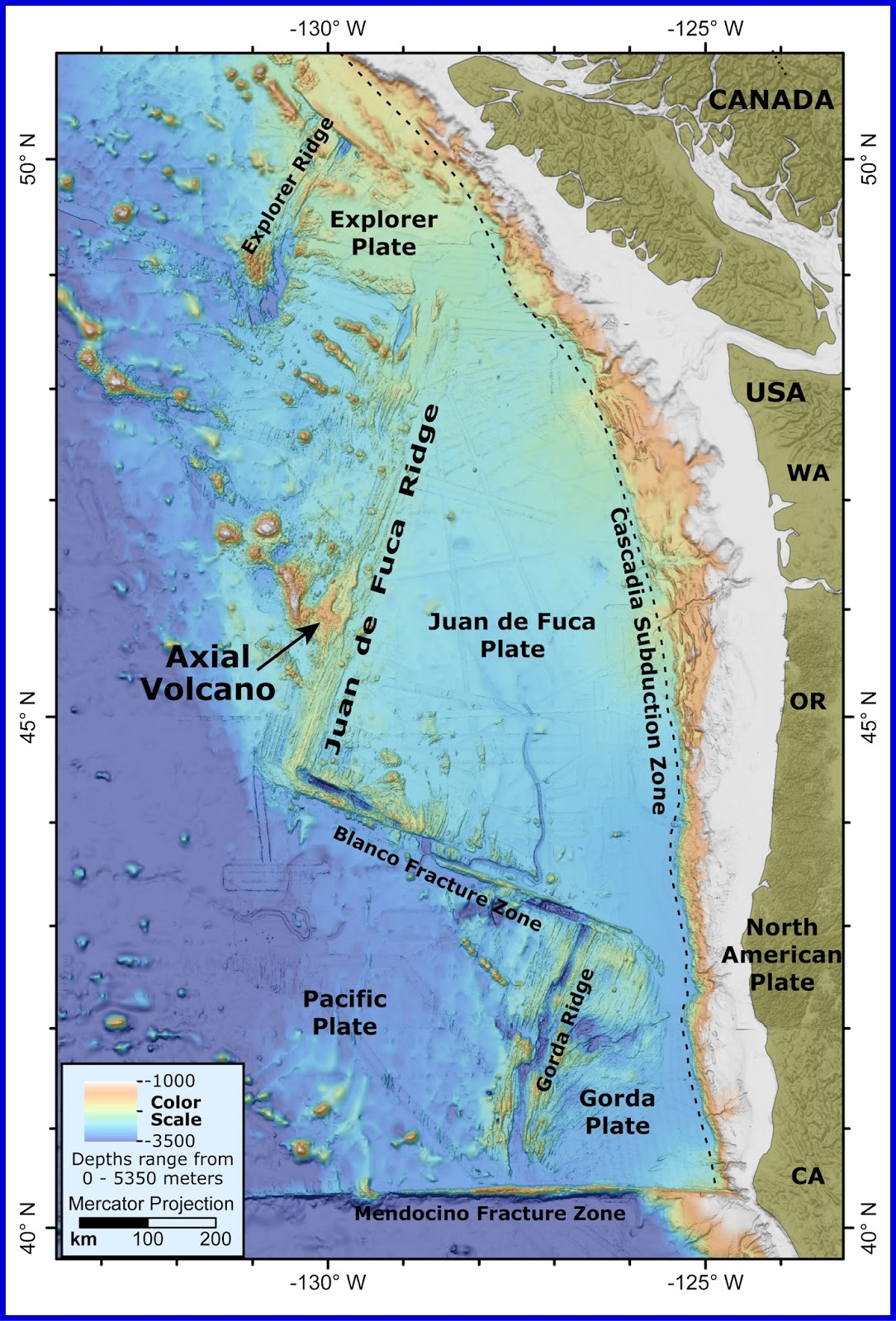 Expedition to Axial Seamount 2013: Where is Axial Seamount?