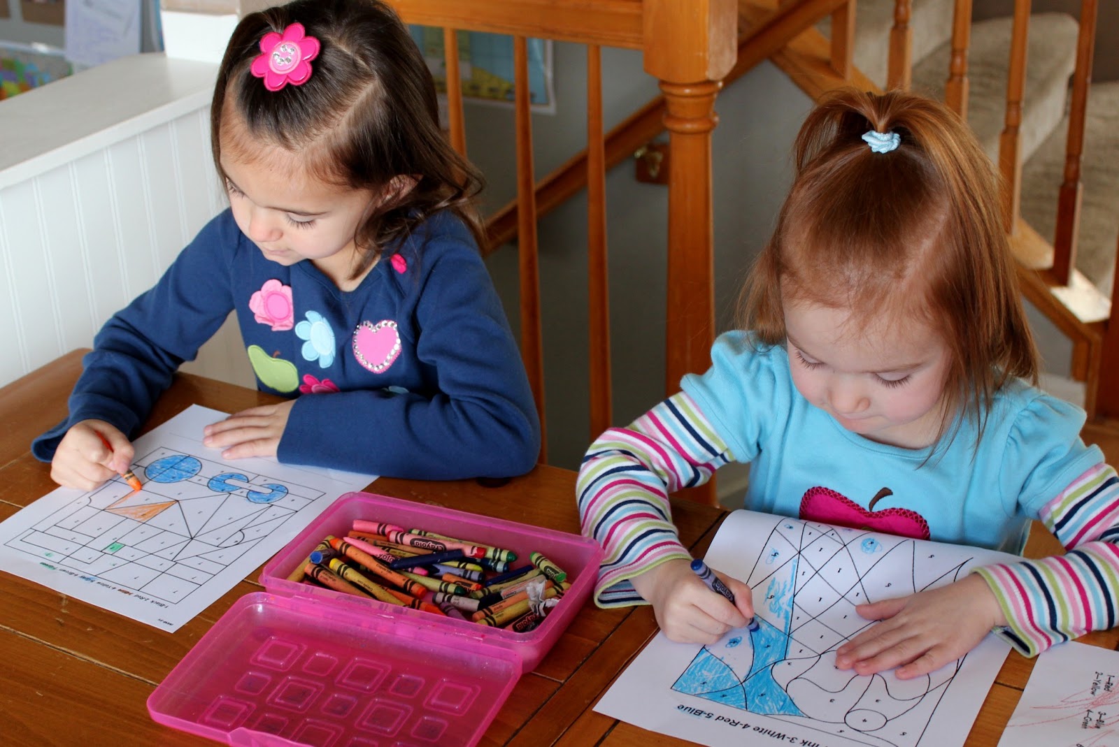 Toddler Boredom Busters: Color a Mosaic