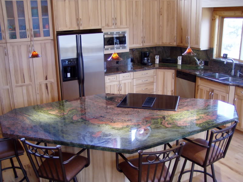 The Granite Gurus: Slab Sunday: Verde Fire granite