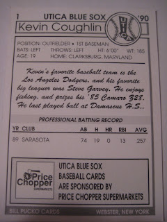 Baseball Cards Come to Life!: 1990 Utica Blue Sox