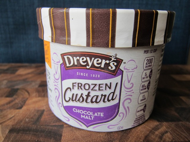Frozen Friday - Dreyer's - Chocolate Malt Frozen Custard