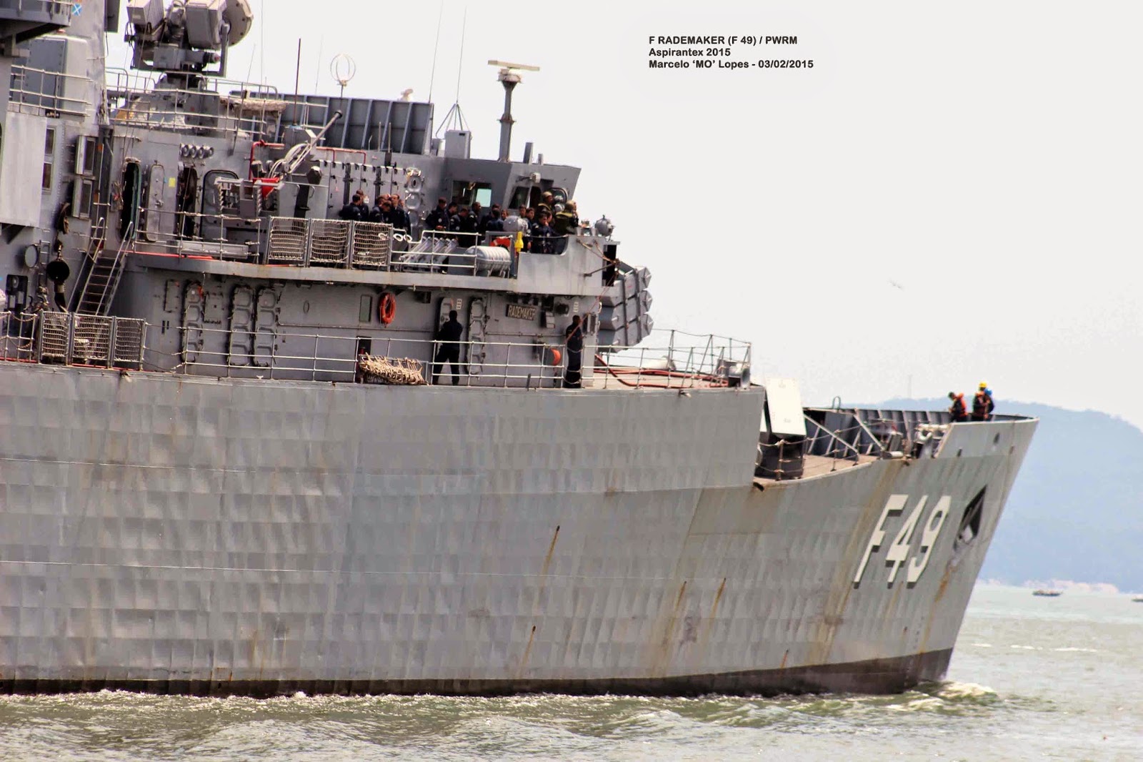 Santos Shiplovers: F. Rademaker (F 49) - Aspirantex 2015, Santos (Imagens)