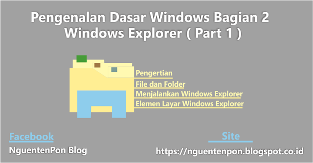 Pengenalan Dasar Windows Bagian 2 : Windows Explorer ( Part 1 ...