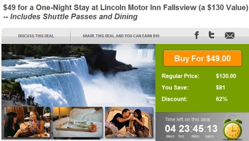 Canadian Daily Deals: Wagjag: 62% Off Niagara Falls Lincoln Motor Inn ...