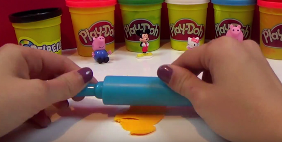 KidsSurprise: Bubbles & Blossom Powerpuff Girls Play Doh Creations