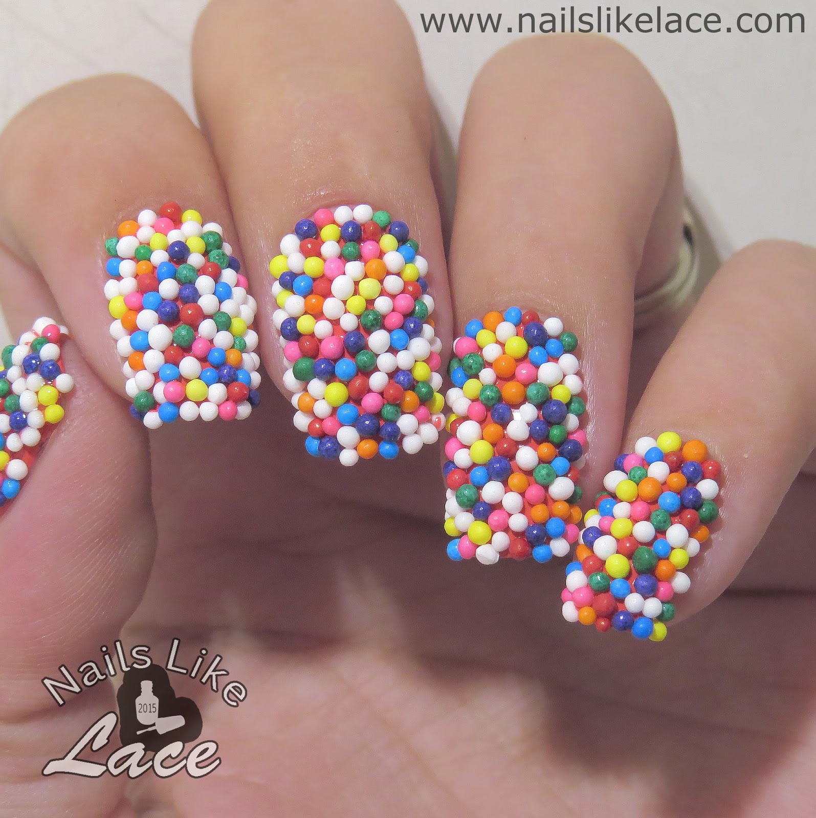 NailsLikeLace: The Digit-al Dozen does Food: Day 3 - Real Candy Sprinkles