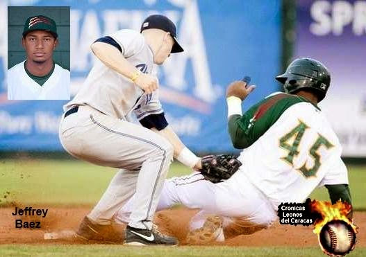 Leones del Caracas con Tremendo Prospecto Jeffrey Baez