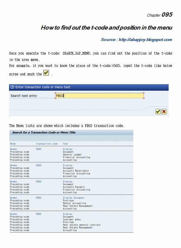 Abap Tip Note Abap Tip How To Find Out The T Code And Position In The