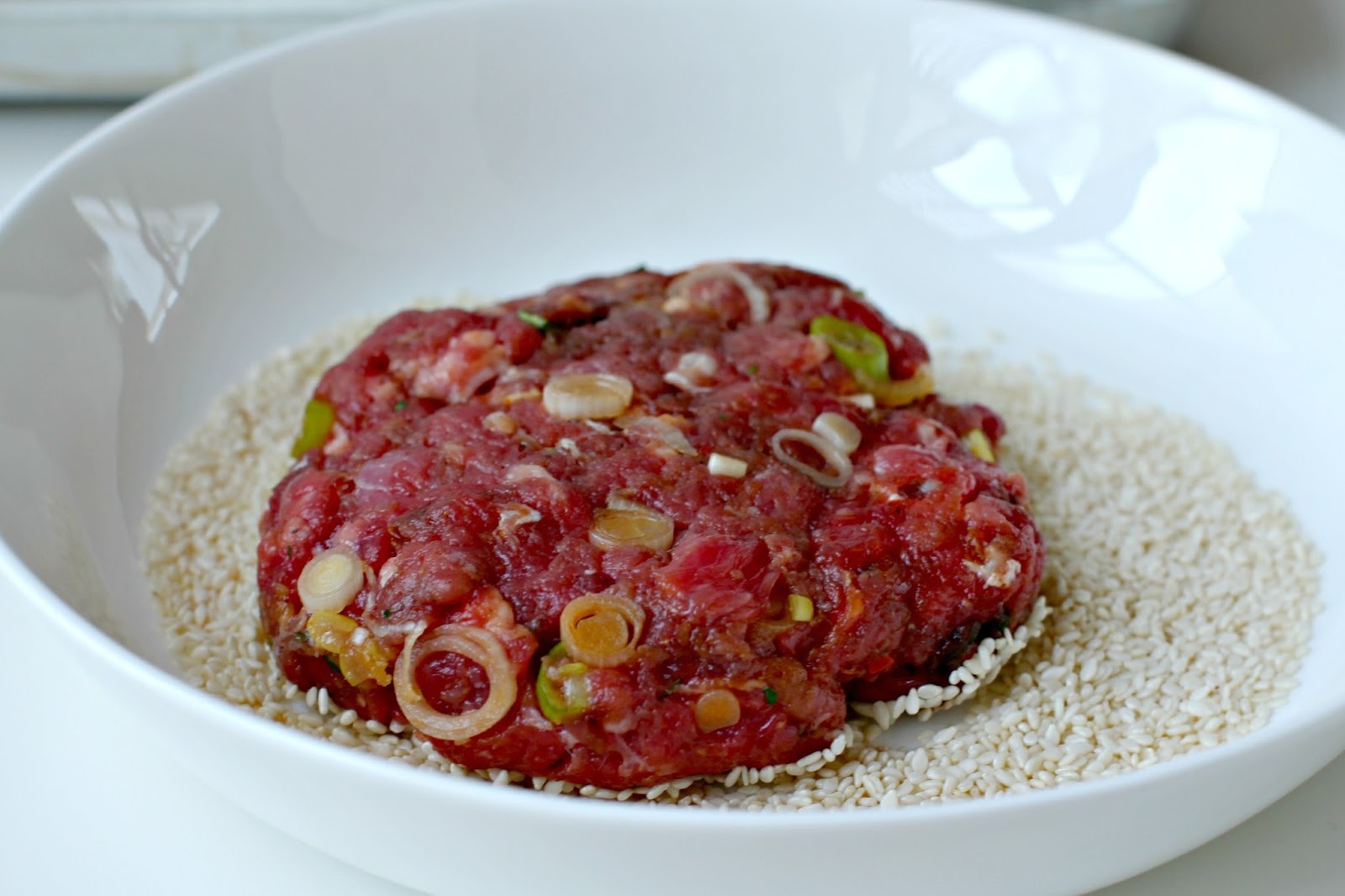 Milk and Honey: Sesame Beef Burgers