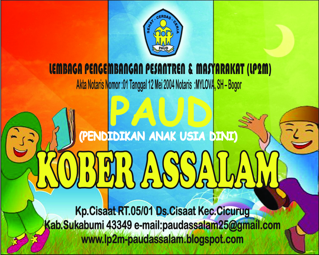 LP2M-PAUD ASSALAM : papan nama paud asalam