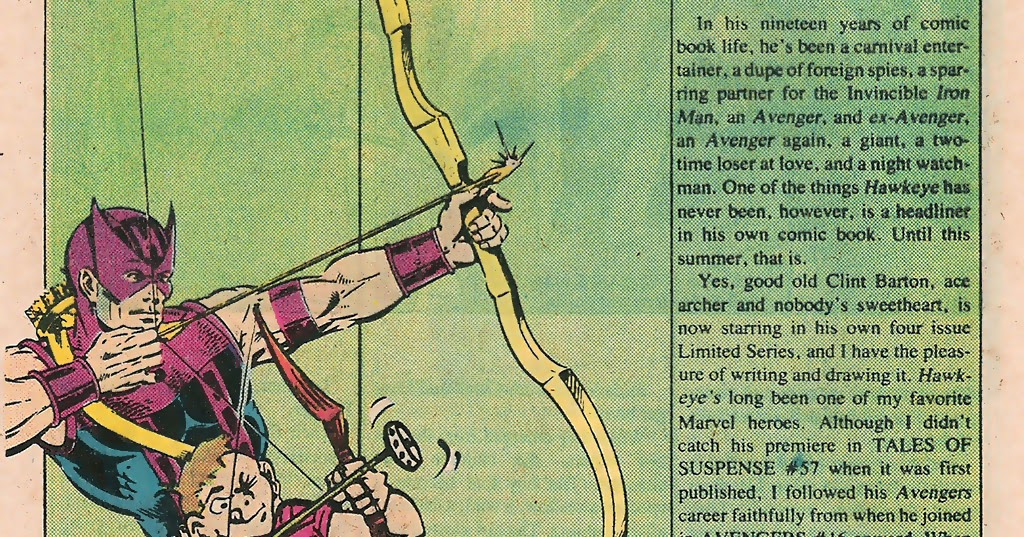 The Dork Review: Marvel Age: Hawkeye Mini-Series