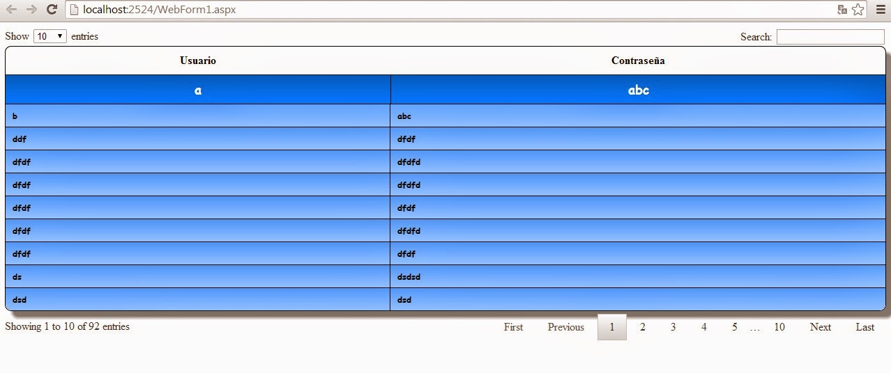 DESARROLLADORES ASP.NET: PAGINADOR JQUERY CON ASP.NET C# LINQ