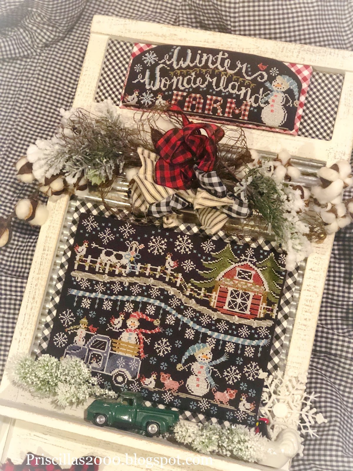 Priscillas: Winter Wonderland Farm..Chalk On The Farm