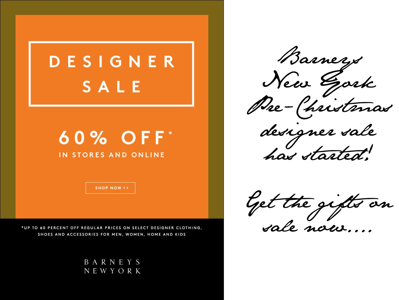 The Barneys designer sale has started... - Emily Jane Johnston