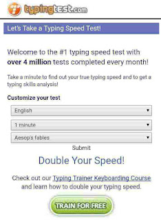 5 Minute Online Typing Speed Test Practice Se typing speed badhaye ...