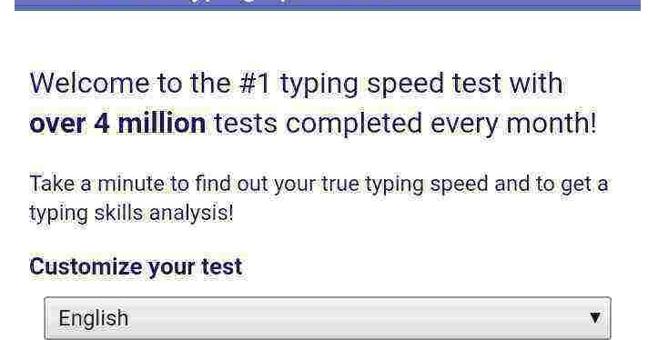 5 Minute Online Typing Speed Test Practice Se typing speed badhaye ...
