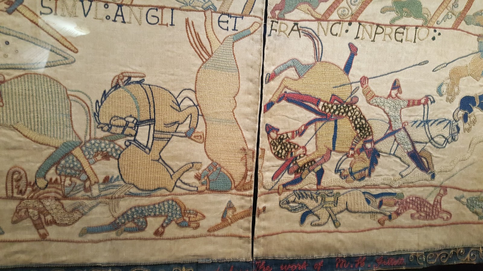 Painting for Pleasure: Bayeux Tapestry replica trip (Reading)