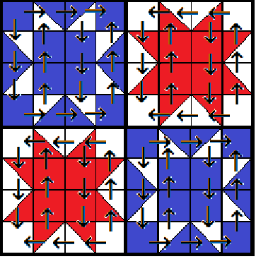 Katie's Quilts and Crafts: FIREWORK STARS - Free Tutorial - Made with ...