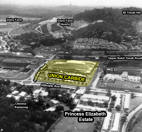 Princess Elizabeth Estate: Factories around P.E.E. (7) - Union Carbide