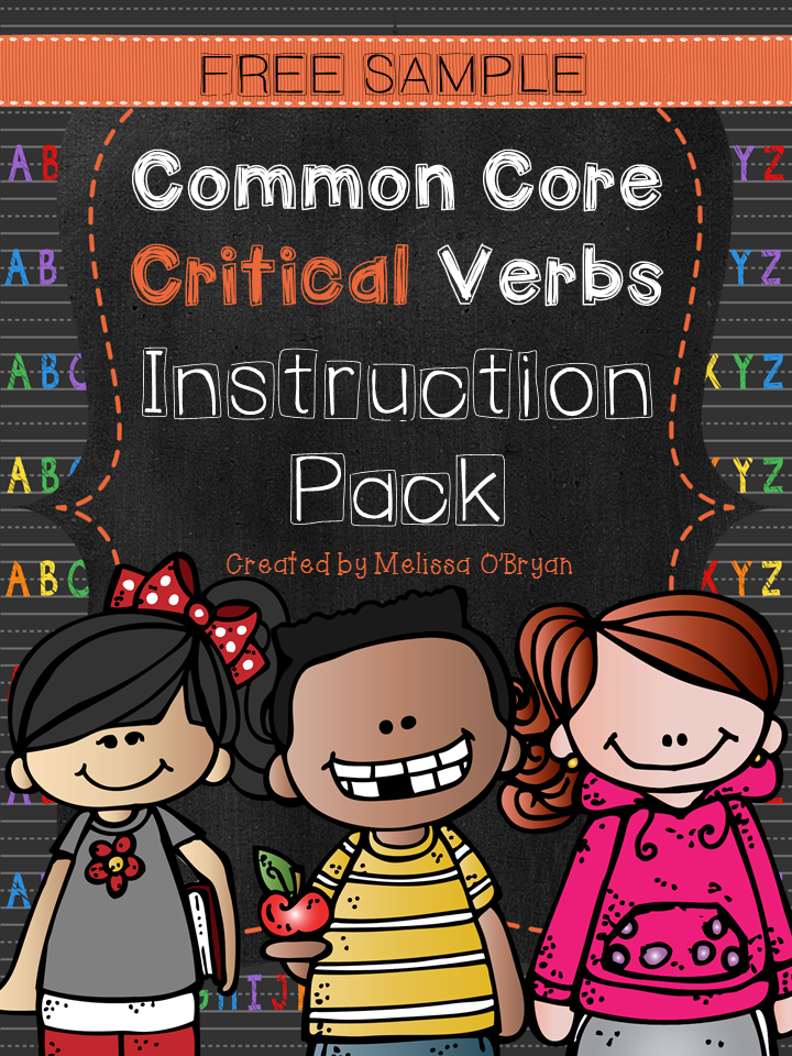 Fifth Grade Freebies: Common Core Critical Verbs Vocabulary Instruction ...