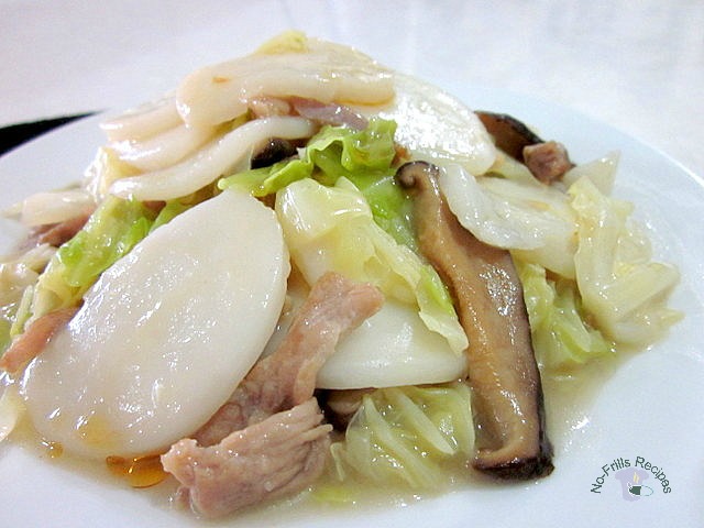 Stir-fry Shanghai Rice Cake