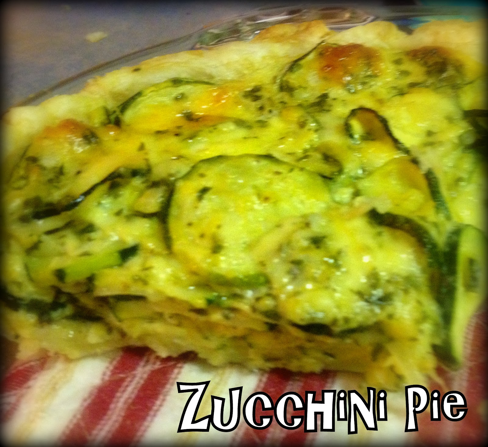 Upside Down & Backwards in: Italian Zucchini Pie