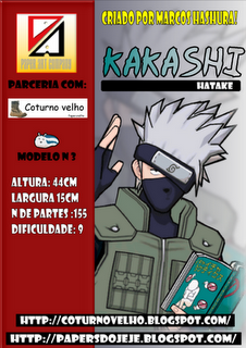 Naruto - Kakashi Papercraft | Papercraft Paradise | PaperCrafts | Paper ...