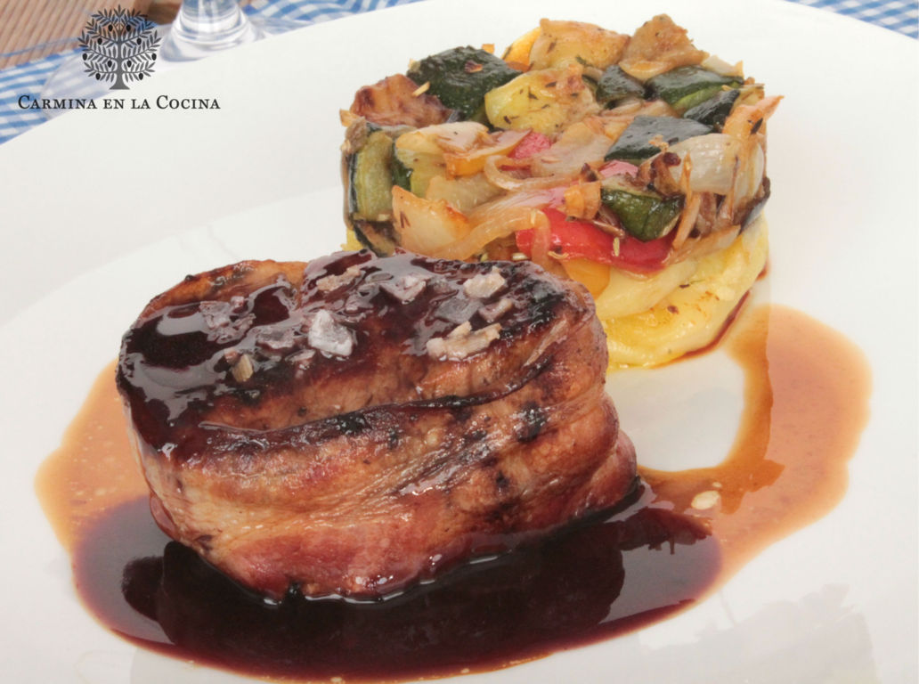 solomillo de ternera en salsa de vino tinto - Recetas Gourmet made in Spain