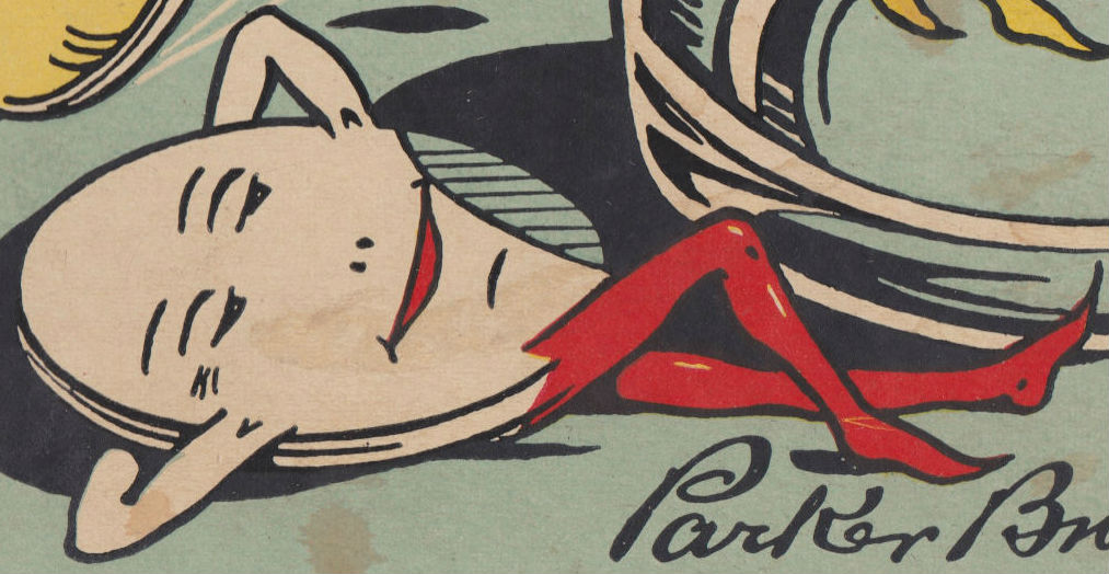 Papergreat: Top of an old box of Tiddledy Winks