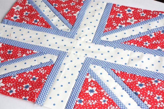 Union Jack Quilt Blocks - Diary of a Quilter - a quilt blog