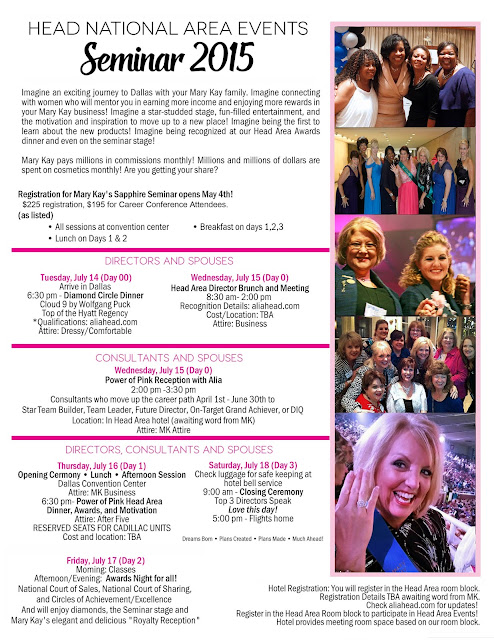 ~ Alia Head National Area Blog ~: Head National Area Event Schedule for ...