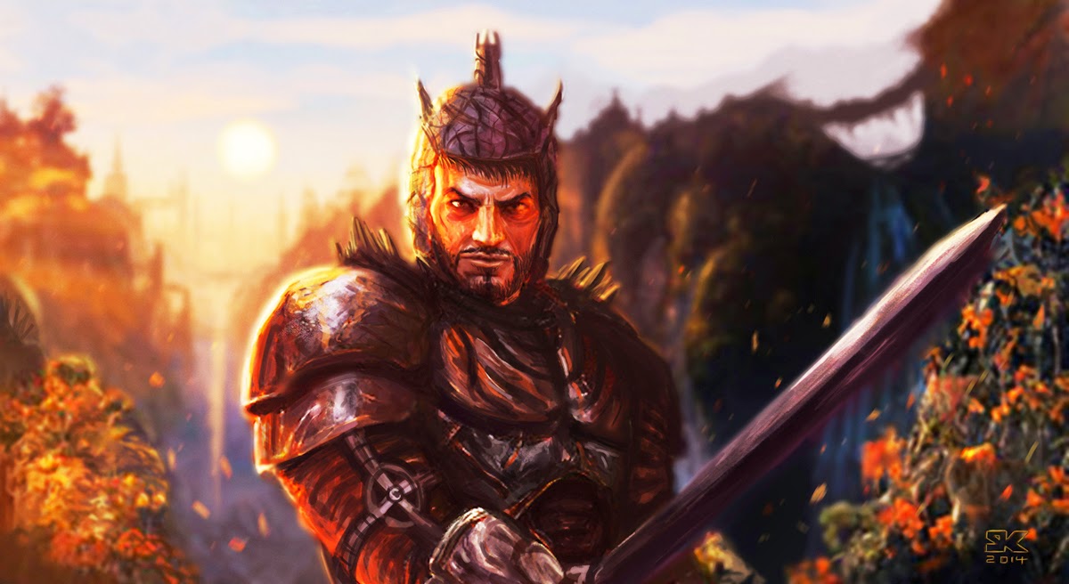 Sunil Kainth - Sketchblog: King of Kings - fantasy character concept art