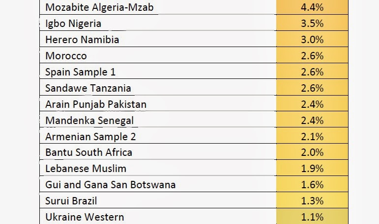 Journey Into The African Past: The DNA Test Results of An African ...