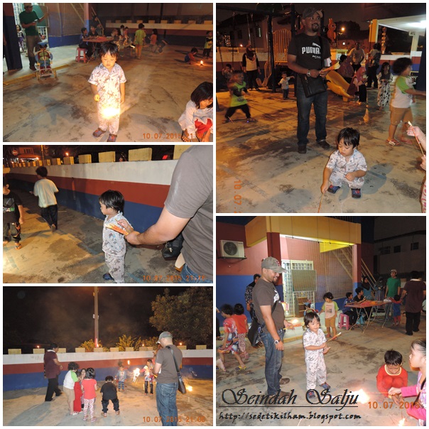 seindah salju: Edisi Main Bunga Api Sebelum Raya