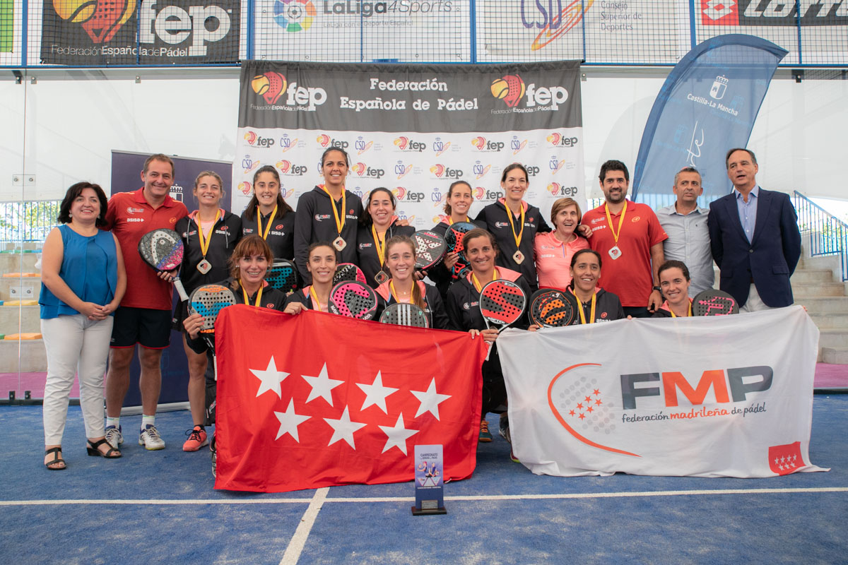 FMP - Federación Madrileña de Padel: MADRID, CAMPEÓN DE ESPAÑA ABSOLUTO
