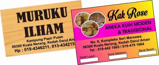 Tempahan Sticker & Tag - Untuk Majlis Perkahwinan, Pertunangan, Sticker ...