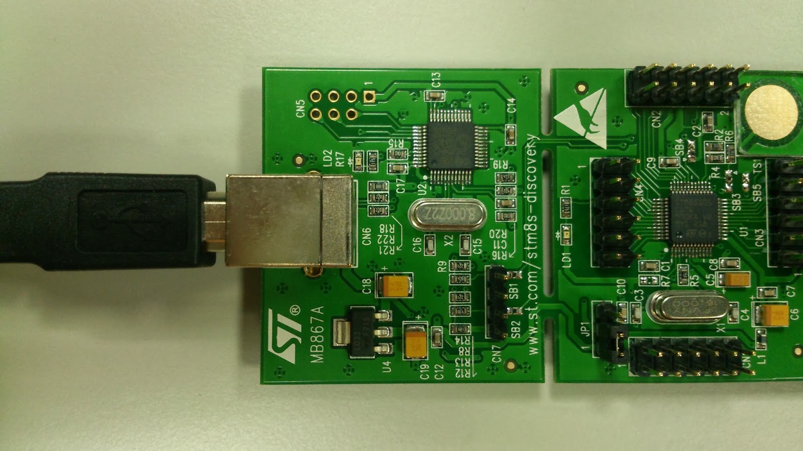科技難.不難: STM8S-Discovery_STM8S105C6-1