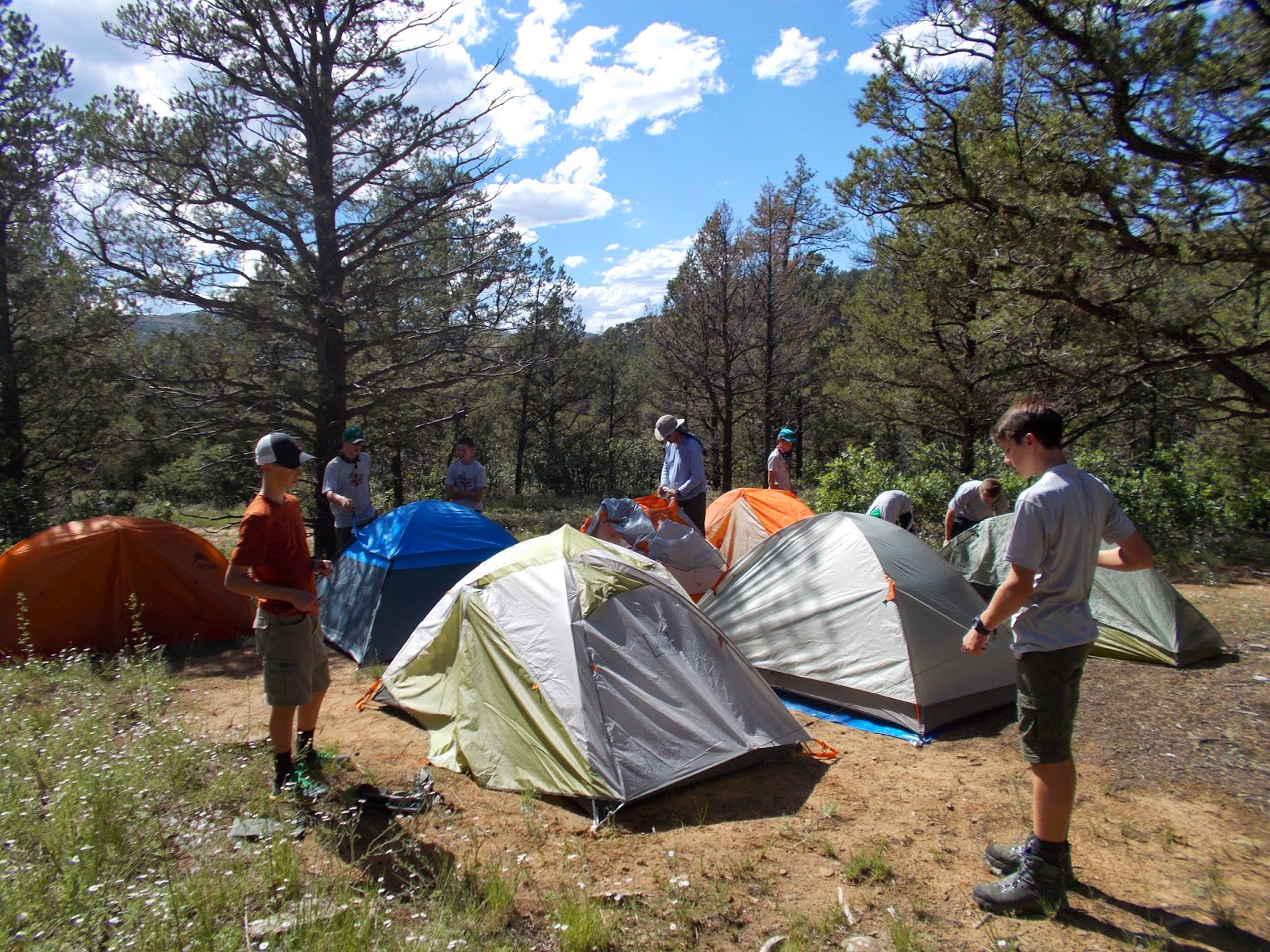 scott's ravings: Philmont Scout Ranch - Day One - Six Mile Gate to ...