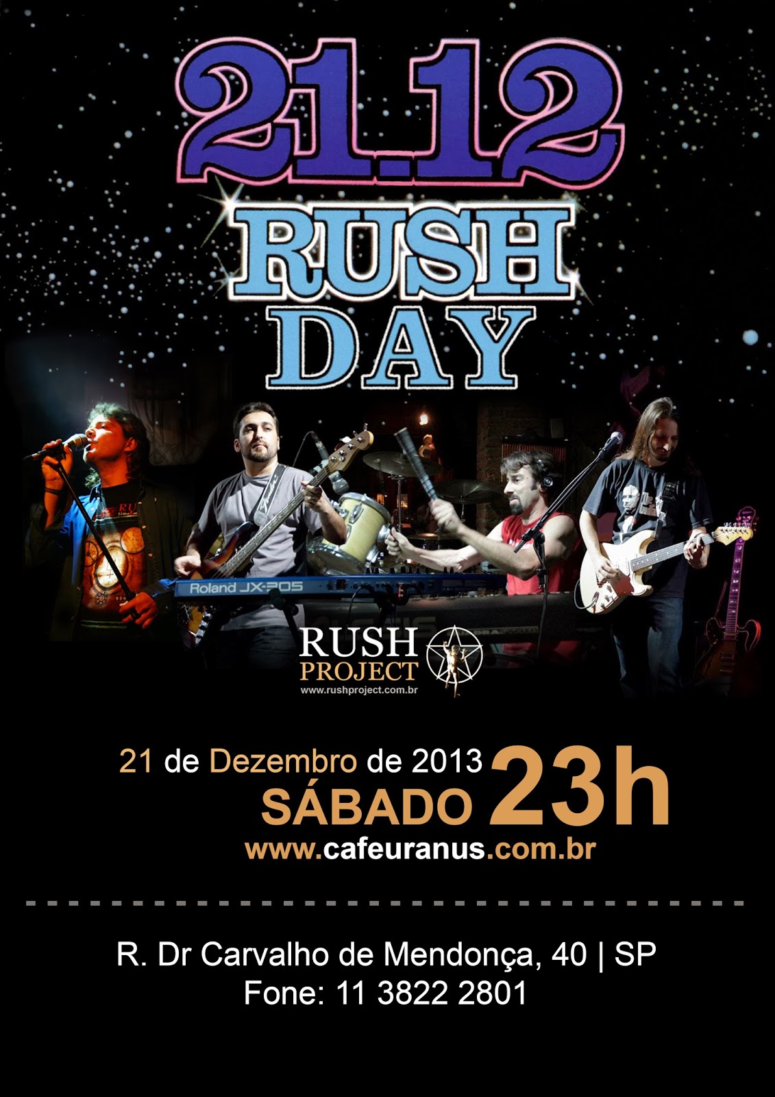 21/12 - Rush Day em São Paulo