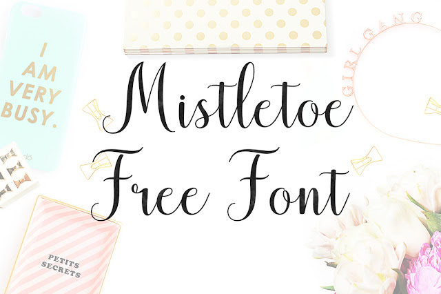 DLOLLEYS HELP: Mistletoe Free Font