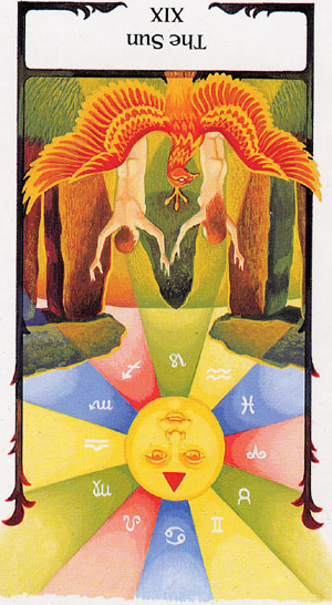 Tarot do dia online grátis – O Sol INVERTIDO