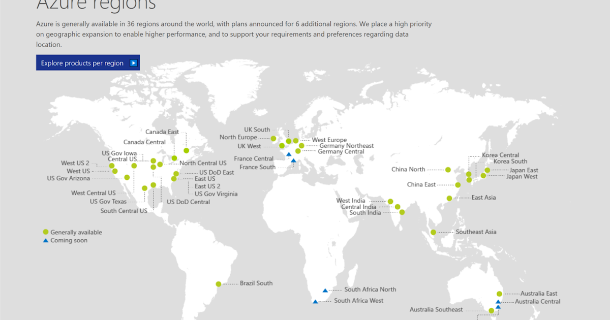WT Blog (ITGeist): รู้จักกับ Azure Regions และ Azure Availability Zones