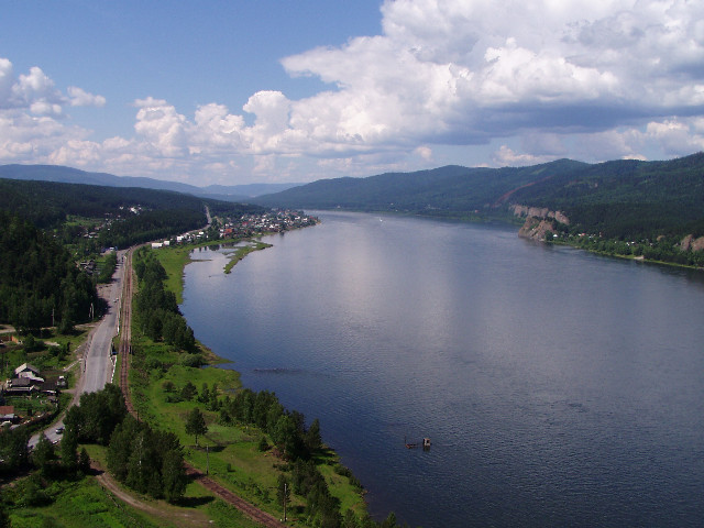 Universe Beauty: Yenisei River